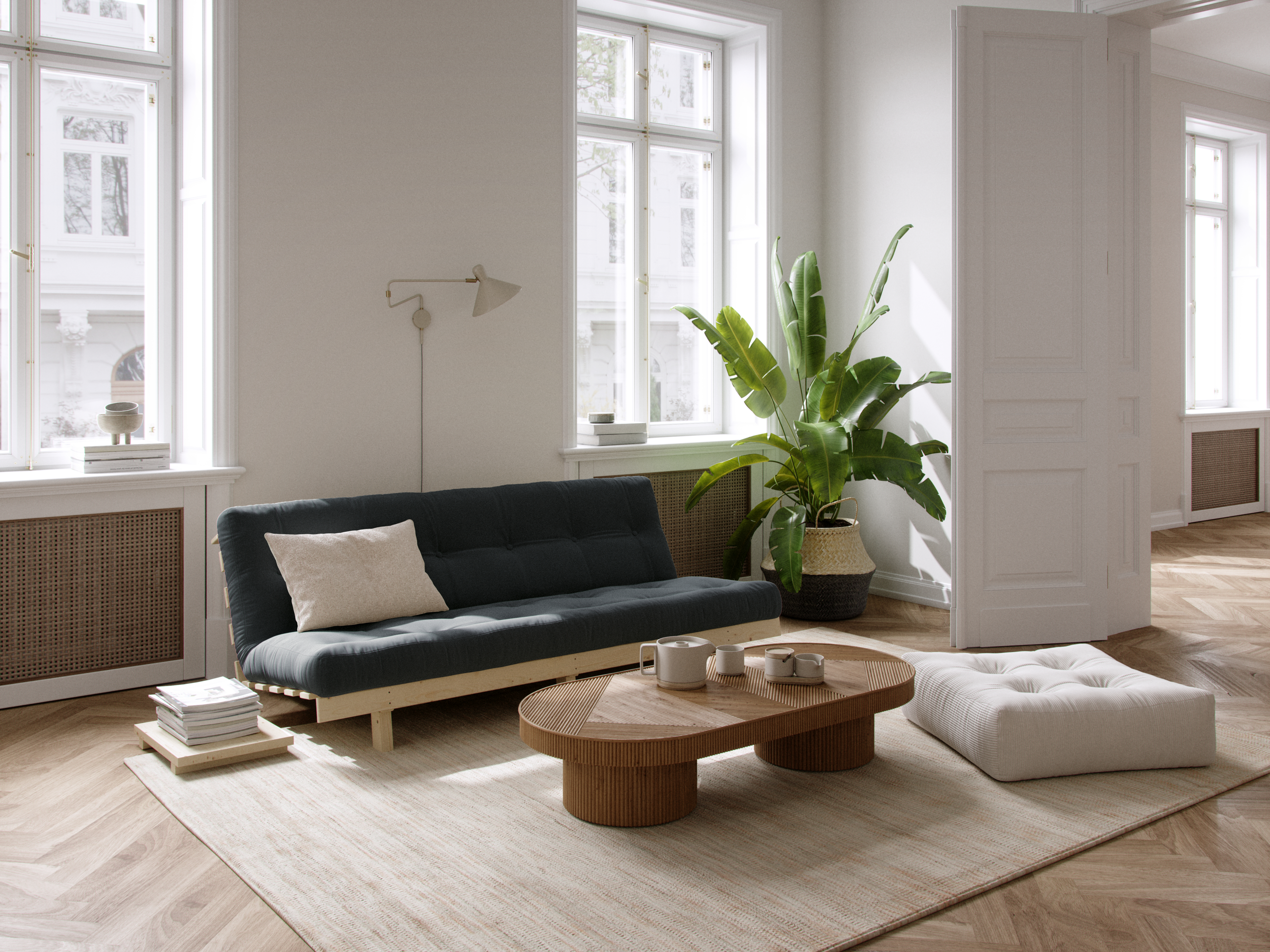 LEAN RAW 130 X 190 W. 5 LAYER MIXED MATTRESS PETROL BLUE for 789 EUR no. 119100757 en